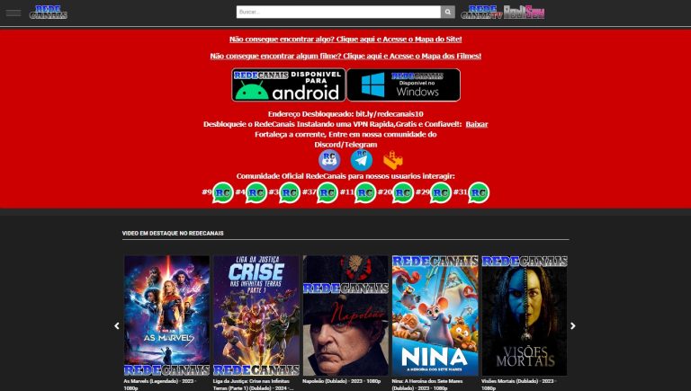 Redecanais: Como acessar o site em 2024